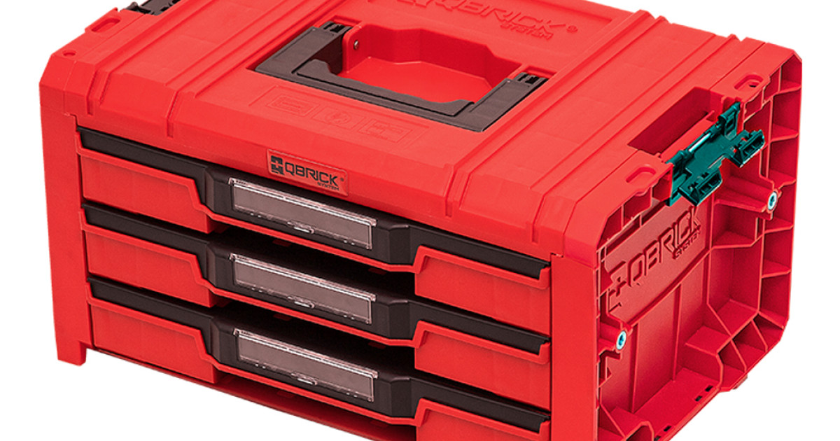 QBRICK PRO tool box with 3 drawers 2.0 EXPERT / 74-PROD3T