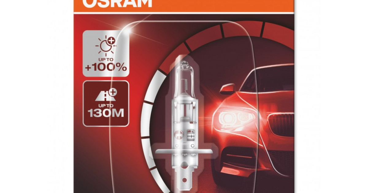 AUTO SPULDZE OSRAM 55W 12V H1 Night breaker silver 1gb blister