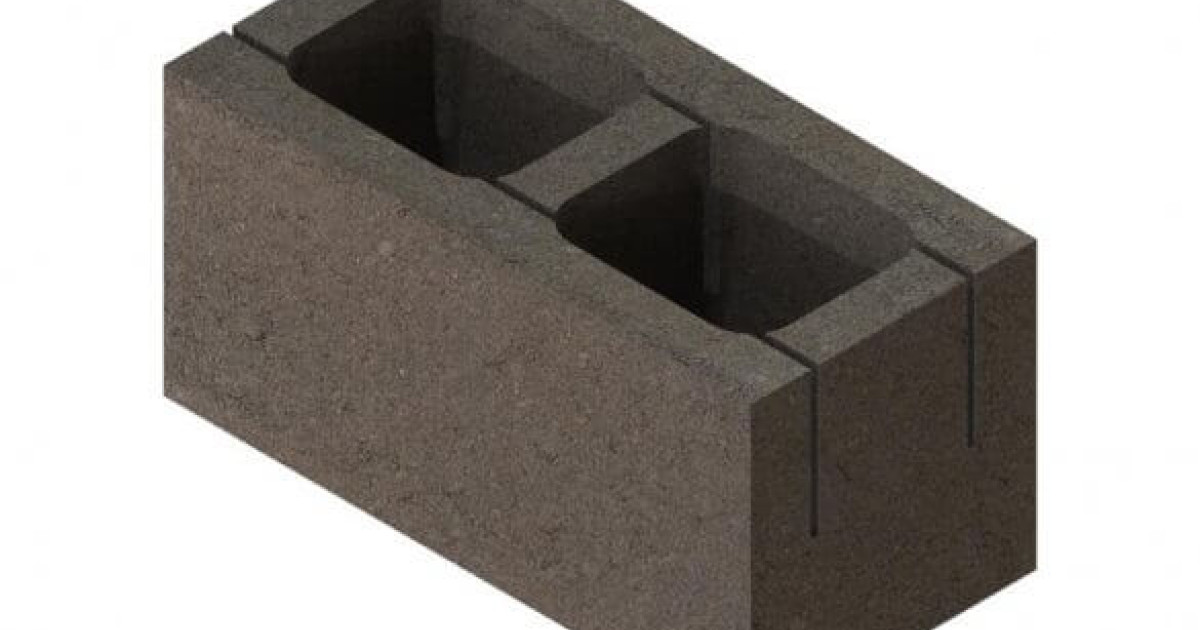 Dobtie betona bloki 19SAR 190x190x390mm bloks armēšanai 75gb/pal
