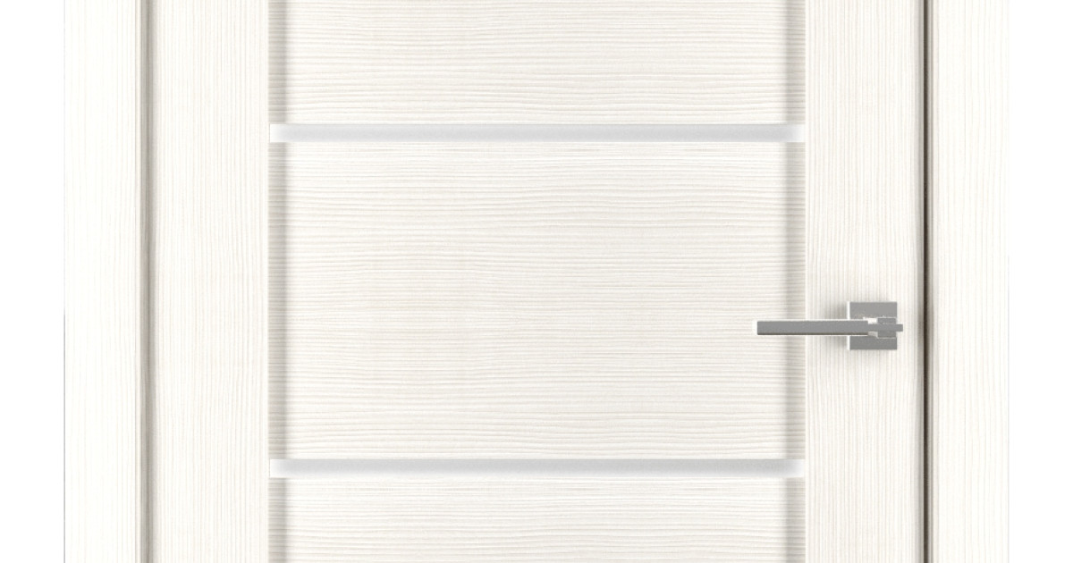 Durvju komplekts HORIZONTAL-1 bianko 800x2000 ar kārbu