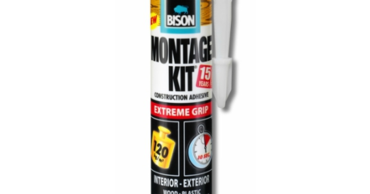 Bison MONTAGE KIT Extreme Grip 370g Montāžas līme
