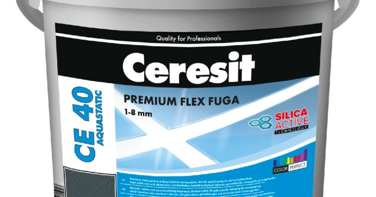 Ceresit CE40 Nr.18 2kg Coal AQUASTATIC Premium flexible grout