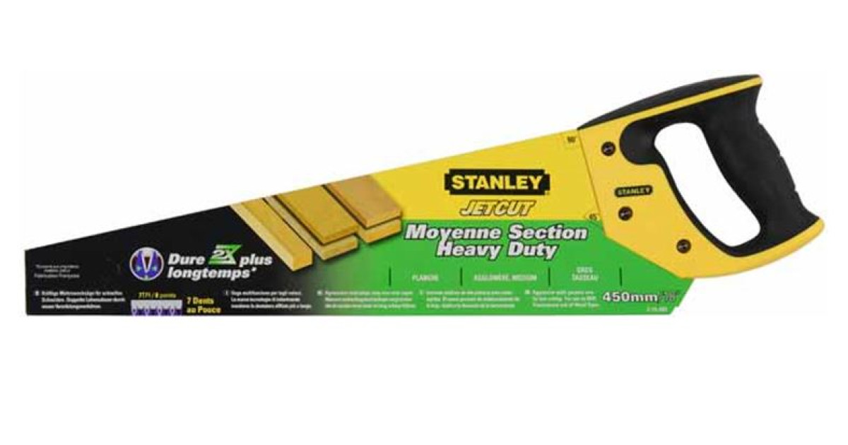 Zāģis kokam JET-CUT SP 450mm, STANLEY 2-15-283