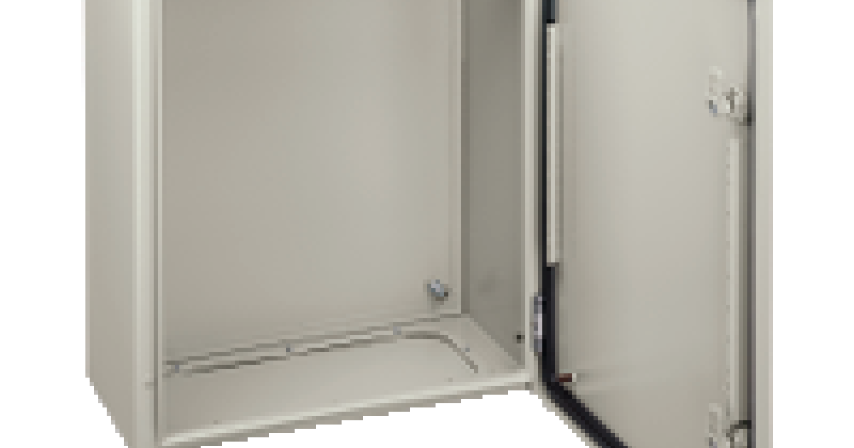 Metal distribution cabinet Schneider Electric CRN H400xW300xD200 with ...