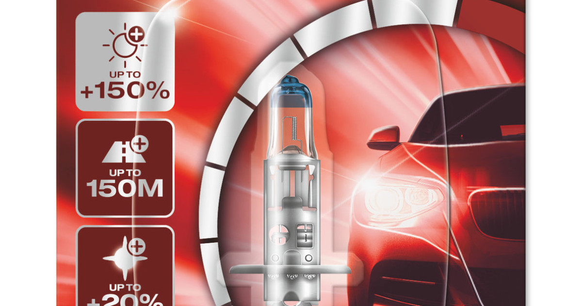 AUTO SPULDZE OSRAM 55W 12V H1 Night breaker laser 1gb blister