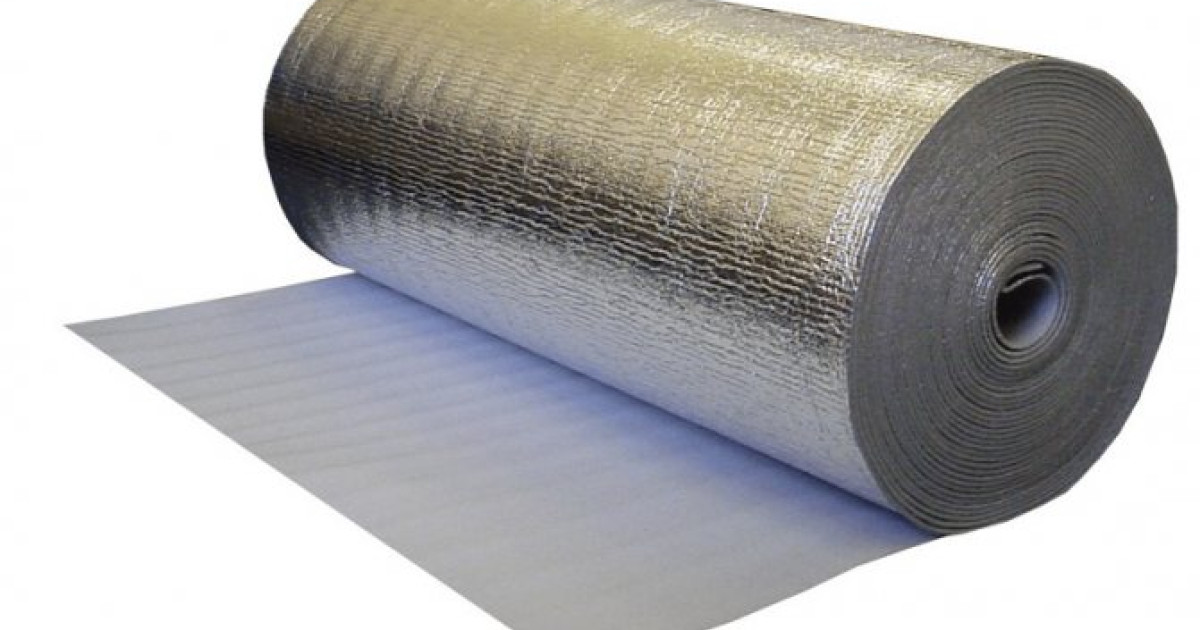 Apakšklājs porolons 2mm ar folliju vienpusējs 1.2x10m /12m2/