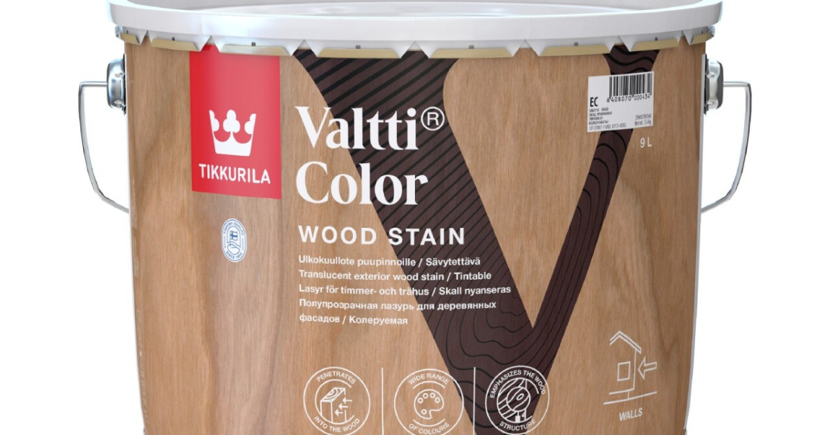 Tikkurila VALTTI COLOR EC 9.0L Translucent wood stain