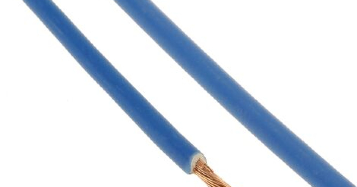 CABLE FLEXIBLE single core 4mm2 blue H07V-K