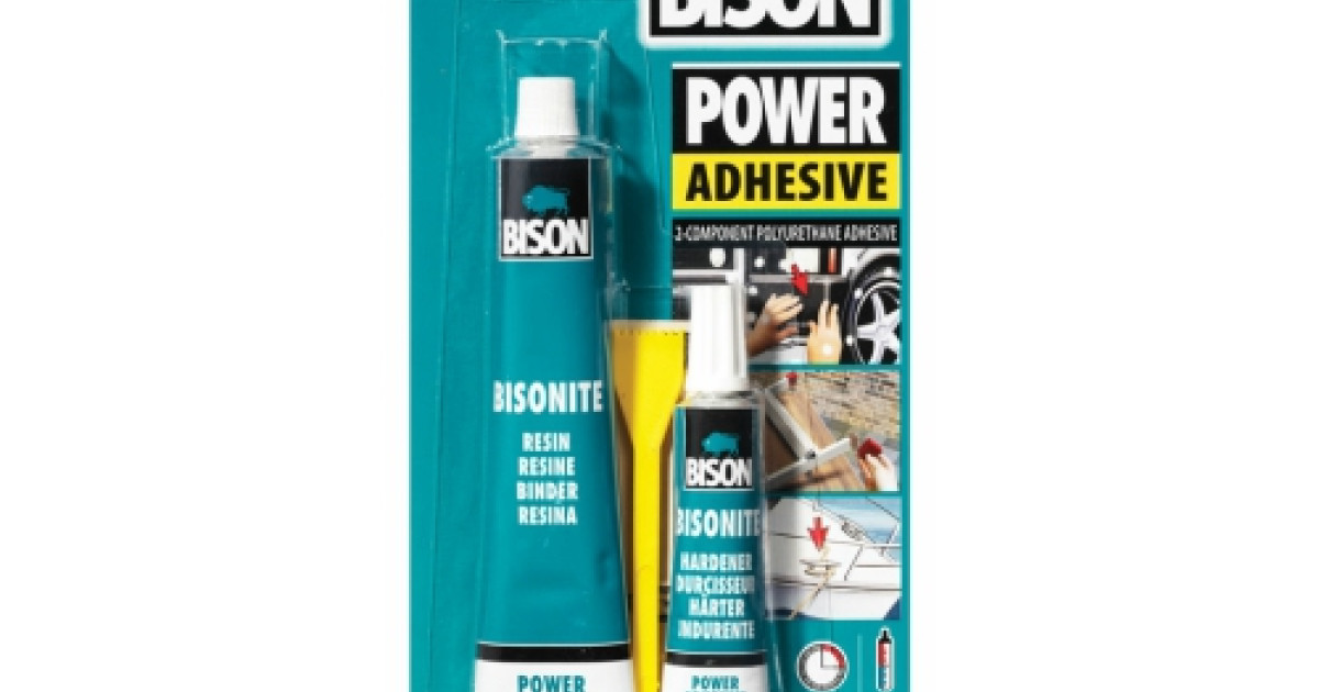 Bison POWER ADHESIVE 65ml Poliuretāna līme